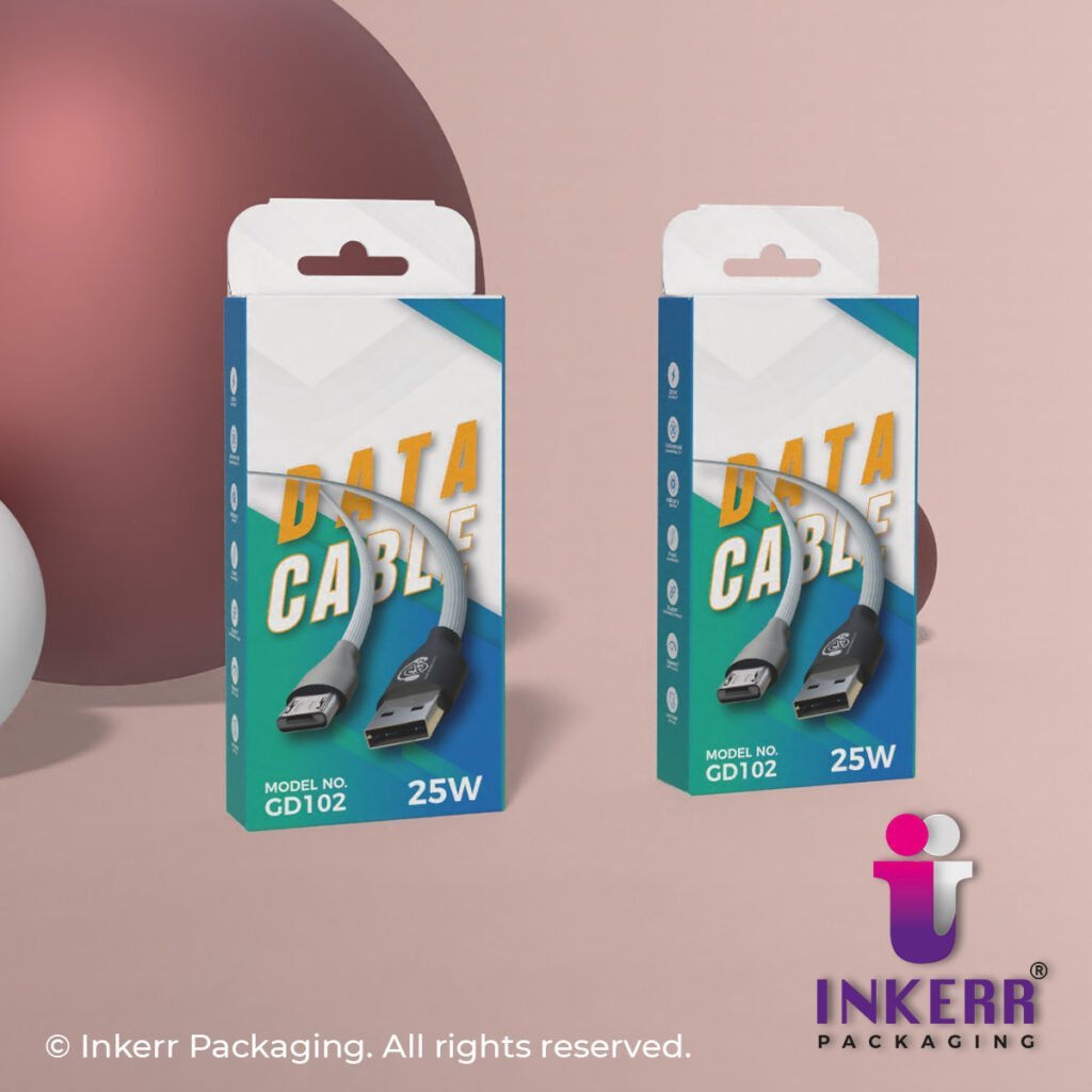 Amazing Micro USB Cable Packaging Box - Inkerr Packaging